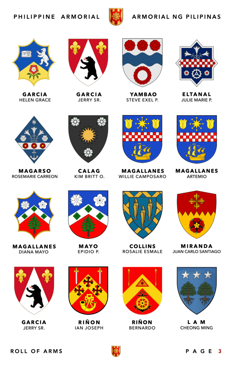 Gallery of Philippine coats of arms – Philippine Armorial